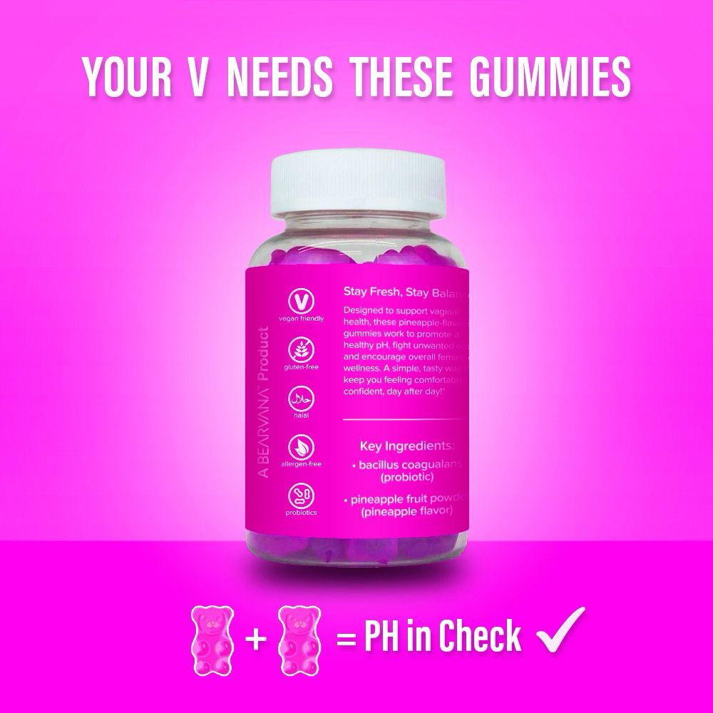 Bearvana Vaginal PH Balance Gummies - Monthly Subscription